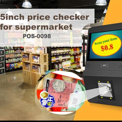 China Supermercado 5 polegadas Android Verificação Terminal Indicador de tela sensível ao toque Verificador Made à venda