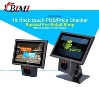 China Supermercado Loja 10.1inch Touch Screen Checker com Barcode Scanner e 16G SSD à venda