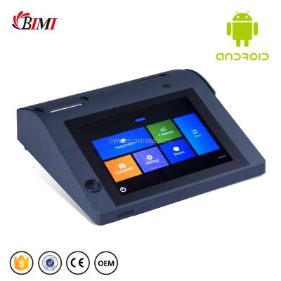 Cina Capacità del disco rigido 8G Bimi Registro di cassa elettronico tutto in un POS con sistema Android in vendita