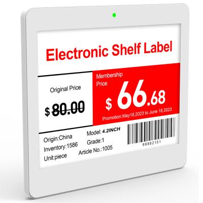 Cina Bimi 4.9inch Digital E-paper Display Etichetta elettronica dello scaffale per i supermercati Windows OS in vendita