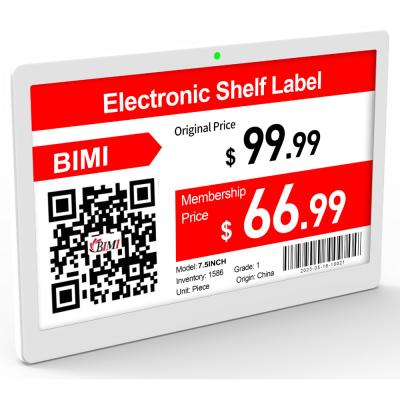Cina Bimi 4.9inch Digital E-paper Display Etichetta elettronica dello scaffale per i supermercati Windows OS in vendita