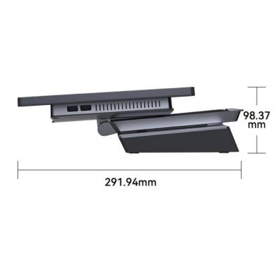 Cina J1800/J1900/I3/I5 Sistemi POS CPU con touch screen pieghevole e corpo in lega di alluminio in vendita