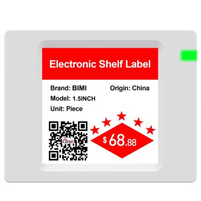 Cina Supermercato Bimi E-ink Display Tag Windows OS Non toccare schermo Etichetta elettronica sullo scaffale in vendita