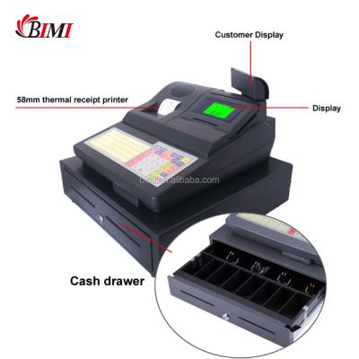 Cina Supermercato/negozio al dettaglio POS all-in-one Registratore elettronico di cassa con cassa opzionale in vendita