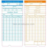 China Effortless Attendance Management with Punch Card Clock Multiple Language Options for sale
