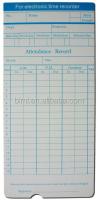 China Effortless Attendance Management with Punch Card Clock Multiple Language Options for sale