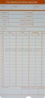 China Effortless Attendance Management with Punch Card Clock Multiple Language Options for sale