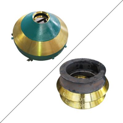 China Mining and stone crack crusher concave and mantle high manganese steel manufacturer and supplier for sale