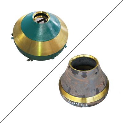 China Mining machinery equipment spare parts concave mantle arm shield manufacturer for sale
