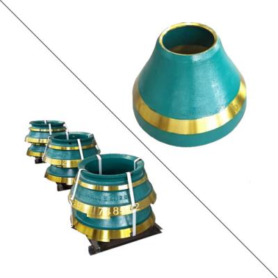 China High manganese steel stone crack cone crusher concave and mantle manufacturer for sale