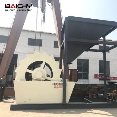 China wheel sand washer, sand washing machine, sand washing plant for sale