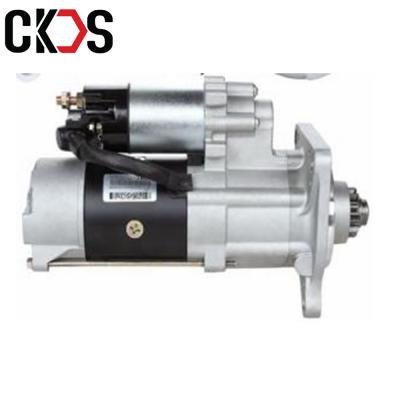 China Hot sale truck spare parts ISUZU truck engine starter assy M008T77072 4JB1 12V 2.7KW for sale