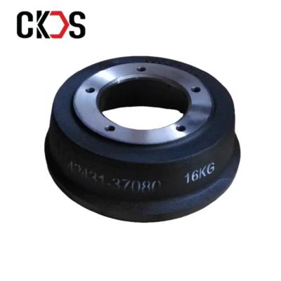 China Freno de tambor trasero de camión japonés piezas de repuesto de camión Sistema de freno de aire para camiones Toyota 42431-37080 en venta
