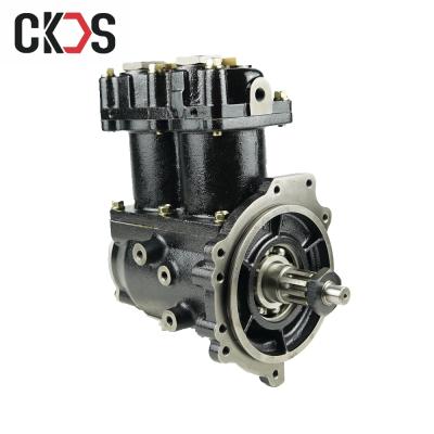 China Hot Sale Truck Brake Parts Twin Cylinder Truck Air Brake Compressor for Mitsubishi 6D24 Engine for sale