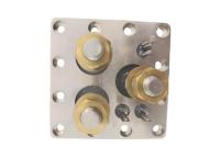 China Sscore SC-196 Electroless Nickel Plating Connection Terminal Block 30A-300A 220V with 2000MΩ Insulation for sale