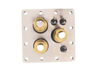 China Sscore SC-196 Electroless Nickel Plating Connection Terminal Block 30A-300A 220V with 2000MΩ Insulation for sale