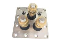China Sscore SC-196 Electroless Nickel Plating Connection Terminal Block 30A-300A 220V with 2000MΩ Insulation for sale