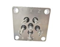 China Connection Terminal Plate 220V Screw Connection Electroless Nickel Plating for Electrical Equipment for sale