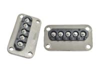 China Screw Connection Terminal Plate 220V SUS304 Stainless Steel for Electrical Equipment for sale