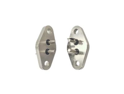 China Panel Installation Hermetic Electric Vehicle Connector with Nickel Plated Finish for sale