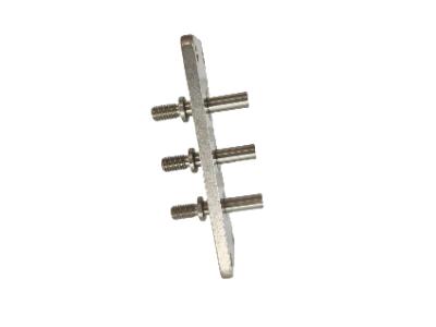 China 6,2 mm x 42,5 mm x 42,5 mm Aansluitklemmenplaat Nominale spanning 600V Isolatie-eigenschap van 2000 MΩ voor toepassingen Te koop