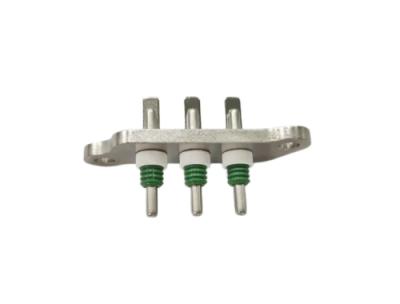 China Dielectric Strength 3000VAC Hermetic Electric Vehicle Connector Featuring Green Sleeve Color Durable Sealed Connector for EV Systems for sale