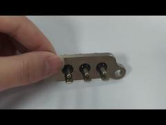 30A Maximum Current Hermetic Electric Vehicle Connector featuring SUH446 STAINLESS STEEL Pins