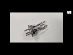 glass to metal seal hermetic sight glass flanged connection type