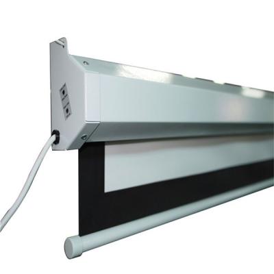Cina Electric Hexagon Projection Screen Steel Casing Motorized Electric Projector Screen in vendita