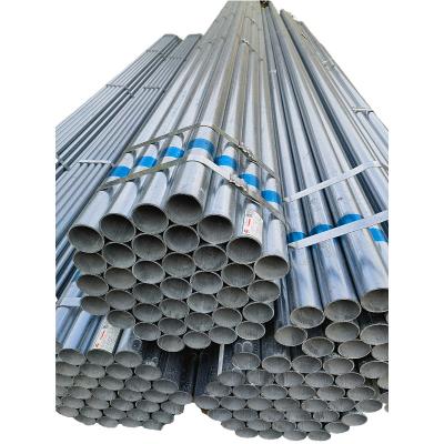 China High Strength ASTM A53 DN100 Galvanized Pipe Tube Seamless Round Hot Dipped Galvanized Hollow Steel Pipe for sale