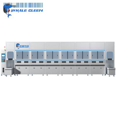 China Full Automatic Loading Unloading Port Ultrasonic Cleaner Mechanical Arm Multi Function for sale