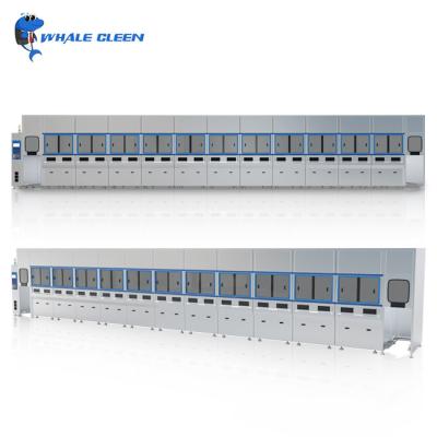China Custom Automatic Ultrasonic Cleaner With Multi Tanks For Diesel Fuel Injectors Cleaning for sale