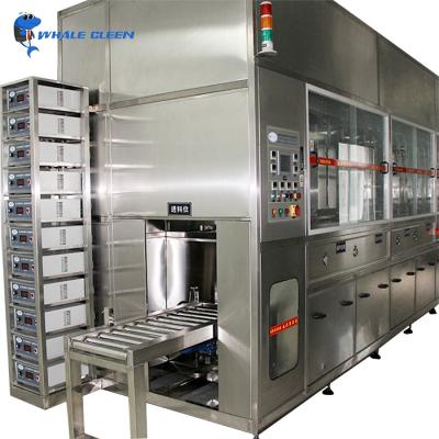 China Máquina de Limpeza Ultrassônica a Vácuo Multi-Tanque com Braço Robótico Lavadora de Peças Industriais Personalizada à venda