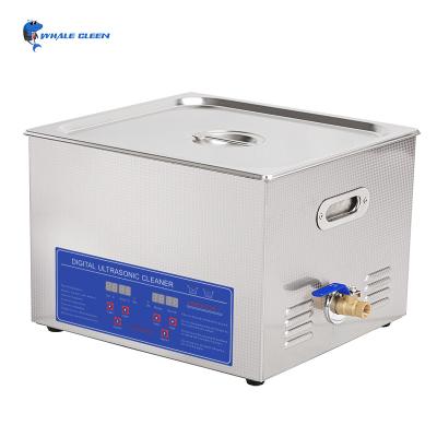 Cina Potere calorifico ultrasonico della macchina 450w del pulitore dei gioielli di comando digitale 15l in vendita