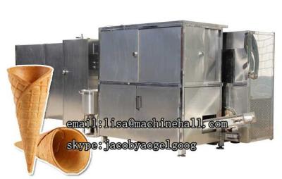 China Waffle Ice Cream Cone Production Line Production|Sugar Cone Baking Machine Price for sale