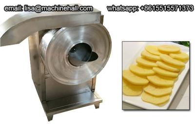 China 600KG/H Potato Chips Cutting Machine, Commercial Potato Slicer Machine for sale