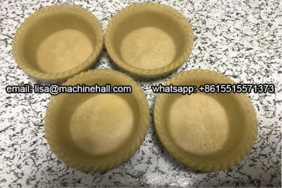 China Portuguese Egg Tart Shell Making Machine|Automatic Custard Tarts Machine Stainless Steel for sale