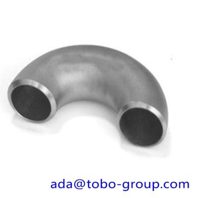China 3LPE Coating Stainless Steel Elbow , Beveled Ends 180 Degree Pipe Elbow for sale