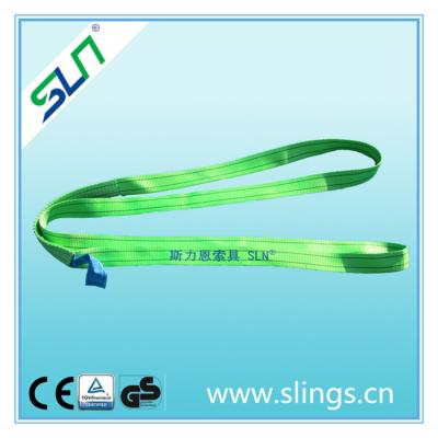 China Customized Logo Webbing Sling , Hoist Lifting Straps Acid Resistance for sale