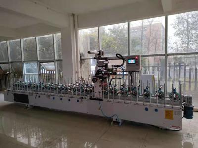 China Pur Hot Melt MDF Wood Profile Wrapping Machines for Aluminum/ Wpc /upvc /pvc for sale