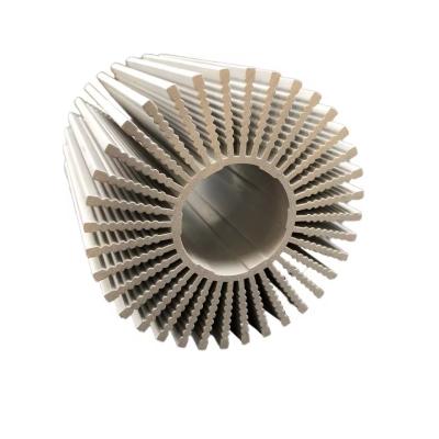 China Circular Round Extruded Aluminum Heatsink 6000 Series Led Aluminium Heat Sink for sale