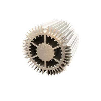 China Circular Round Extruded Aluminum Heatsink 6000 Series Led Aluminium Heat Sink for sale