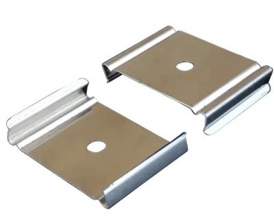 China Spring Clips Sheet Metal Stamping OEM LED Light Stainless Steel Stamped Parts for sale