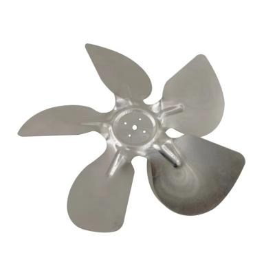 China Custom Metal Stamping Parts 200 mm Fan Spare Parts Aluminum Fan Blade for Air Cooling for sale