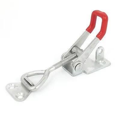 China Adjustable Toggle Latch Clamp Stainless Steel Triangle Hasp Three Holes Mortise Lock 80mm Backset 1 Key Quick Release for sale