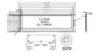 China 5.5 Inch OLED Display Module 256x64 SSD1322 OLED Display With Multi Interface Compatibility for sale