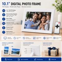 Quality High Definition 10.1" Digital Frame 300 Nits Multimedia Picture Frames With HD for sale