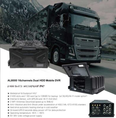 China AL8000(HD) GPS  16CH HDD Mobile DVR Vehicle CCTV Camera for sale