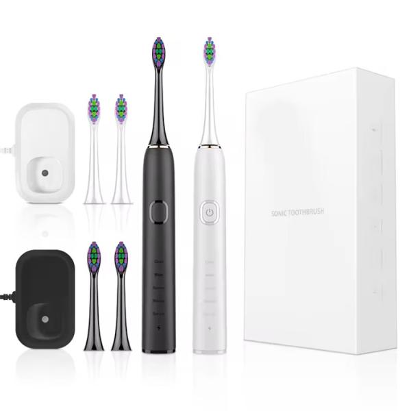 Quality Rechargeable Waterproof IPX7 Toothbrush Smart Sonic Toothbrush 5 Modes for sale