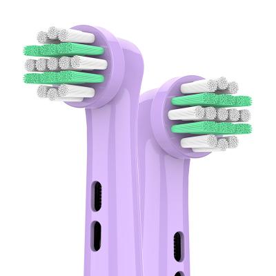Cina Ricambio di teste di spazzolino acustico in silicone per bambini in vendita